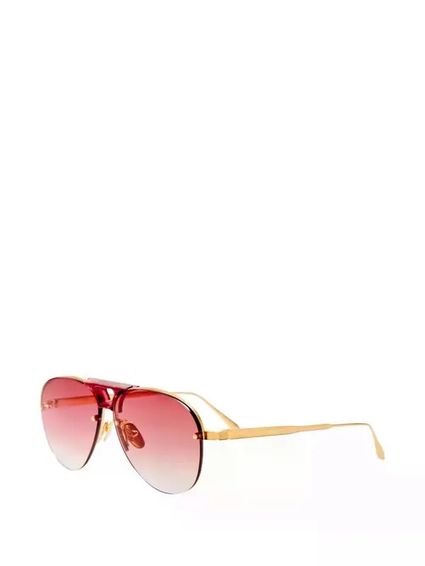 Linda Farrow Pilot Frame Sunglasses