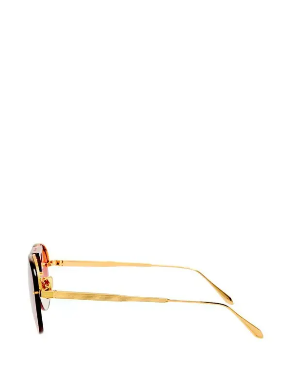 Linda Farrow Pilot Frame Sunglasses