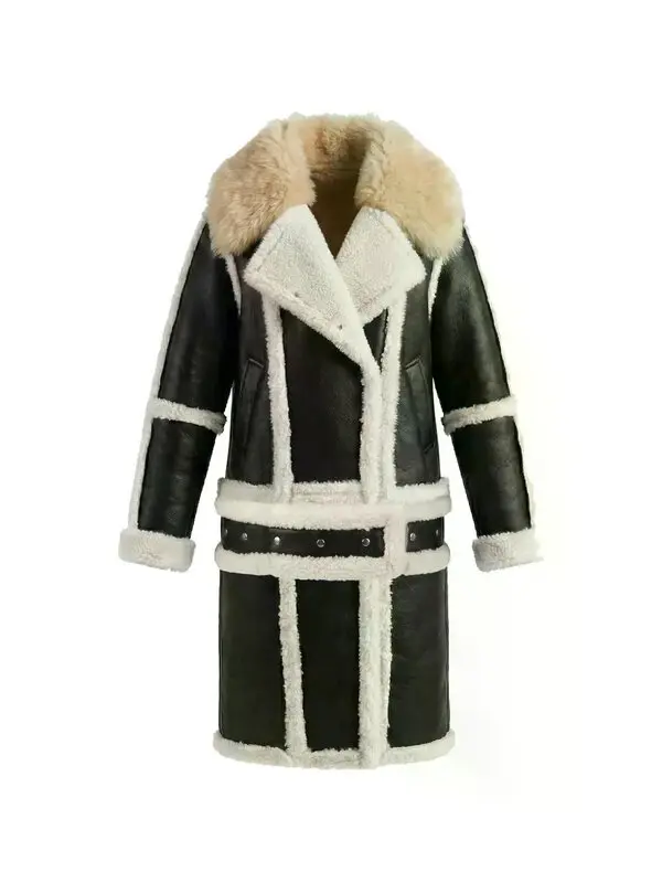 ALMAZ Sheriff Shearling Coat - Black