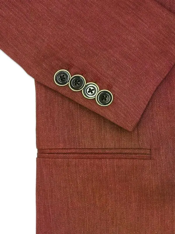 FORTELA Bastien Double-breasted Linen Blazer