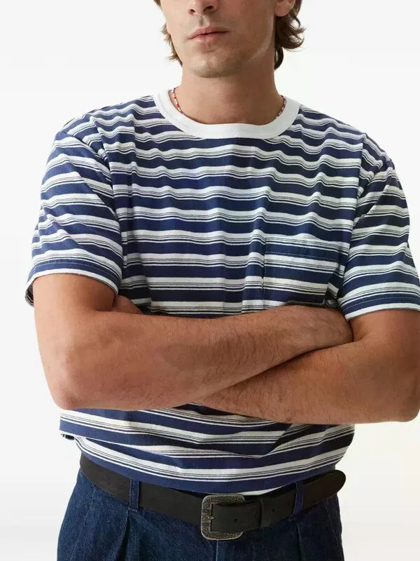 FORTELA Yakut Striped Patch-pocket T-shirt