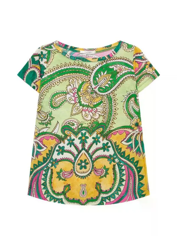 Malìparmi Paisley-print Flared T-shirt