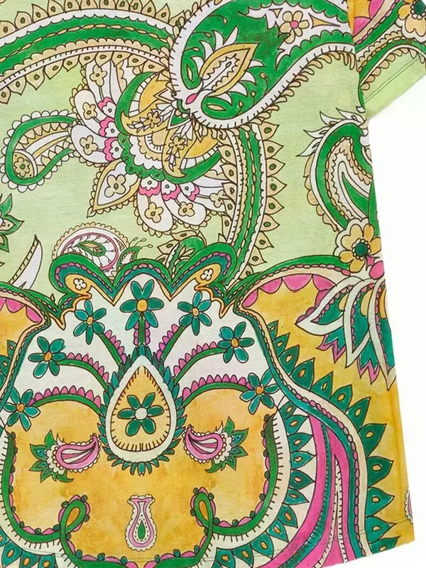 Malìparmi Paisley-print Flared T-shirt