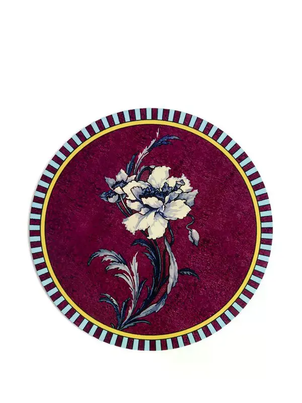 La DoubleJ Nymph Bloom Floral-print Coasters - Green