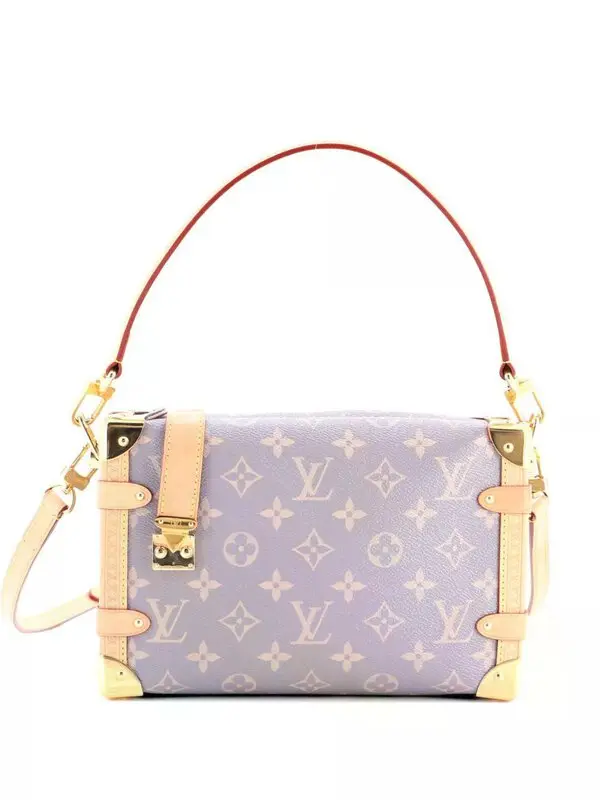 LOUIS VUITTON Monogram Canvas Side Trunk Mm Satchel - Grey