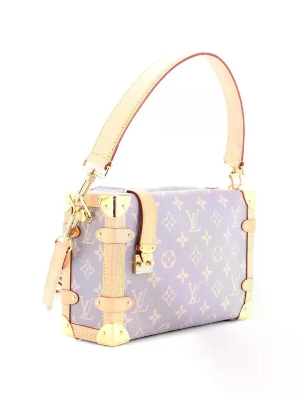 LOUIS VUITTON Monogram Canvas Side Trunk Mm Satchel