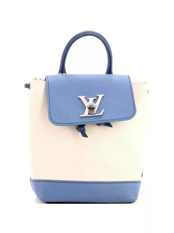 LOUIS VUITTON Lockme Leather Mini Backpack