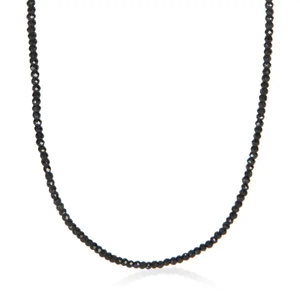 Tiffany & Co. Sterling Silver Faceted Bead Necklace - Sterling_silver