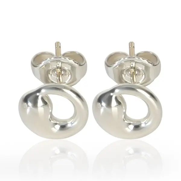 Tiffany & Co. Sterling Silver Elsa Peretti Eternal Circle Earrings - Sterling_silver