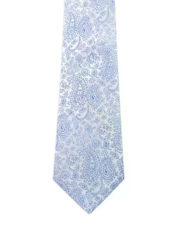 Etro Jacquard Paisley-print Silk Tie