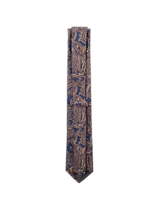 Etro Paisley Jacquard Silk Tie