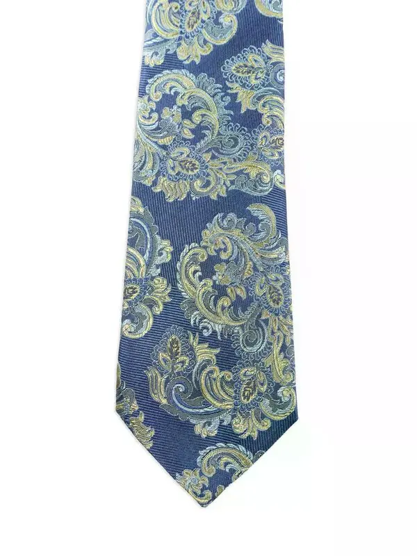 Etro Paisley-print Silk Jacquard Neck Tie