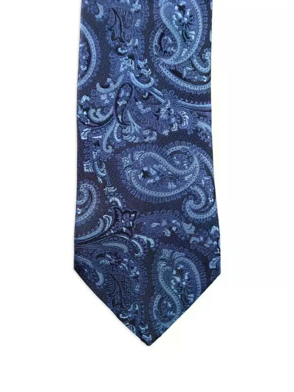 Etro Jacquard Paisley-print Silk Tie