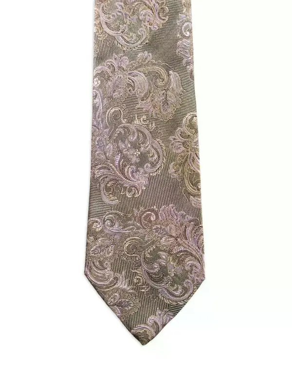 Etro Jacquard Paisley-print Silk Tie
