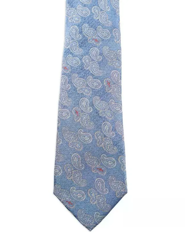 Etro Jacquard Paisley-print Silk Tie