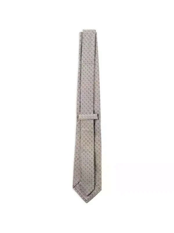 Etro Jacquard Pattern Silk Tie
