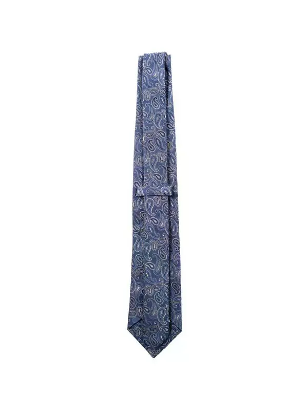 Etro Paisley-print Silk Jacquard Neck Tie