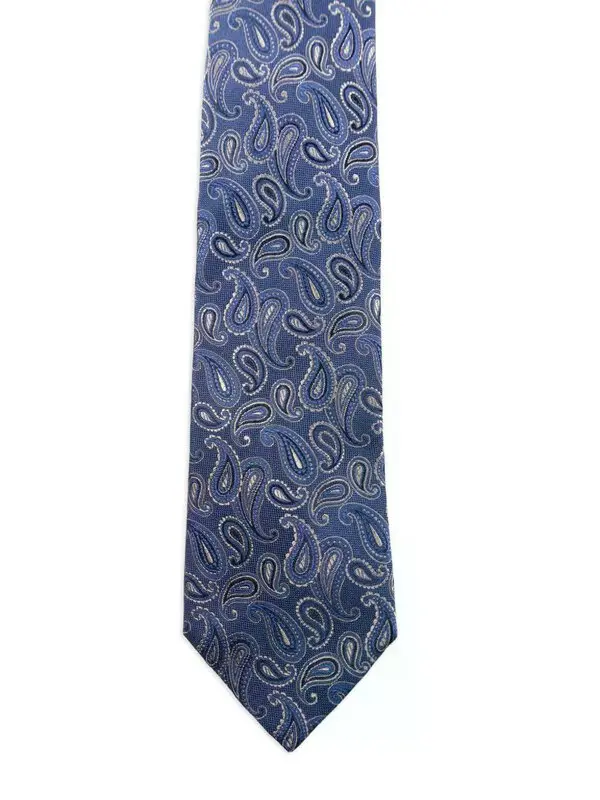 Etro Paisley-print Silk Jacquard Neck Tie