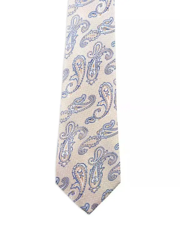 Etro Jacquard Paisley-print Silk Tie