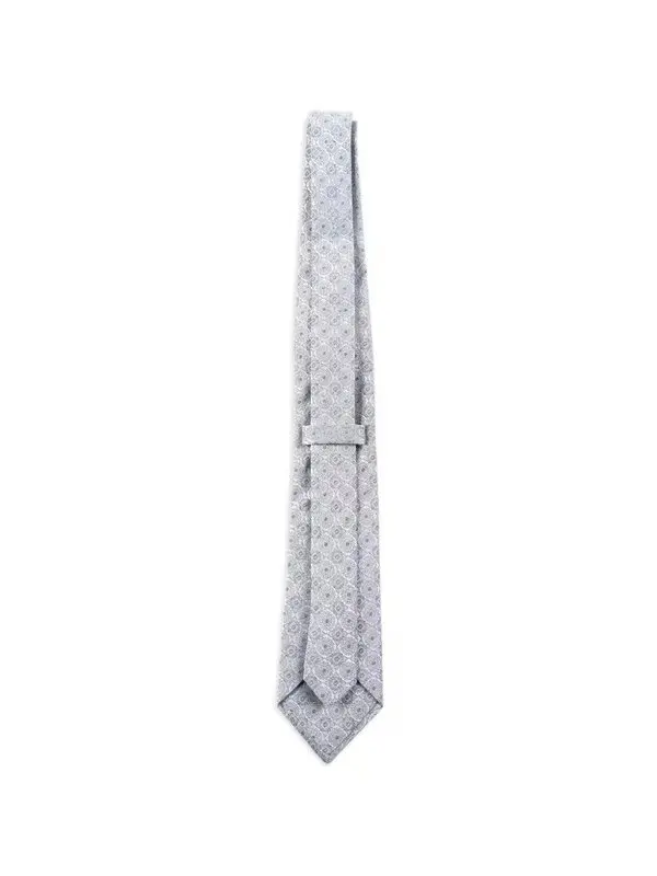 Etro Jacquard Pattern Silk Tie