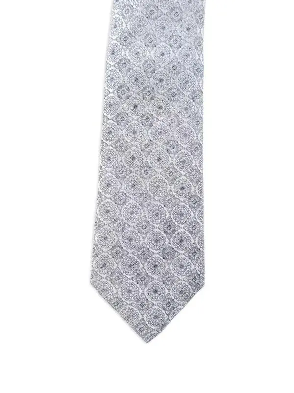 Etro Jacquard Pattern Silk Tie