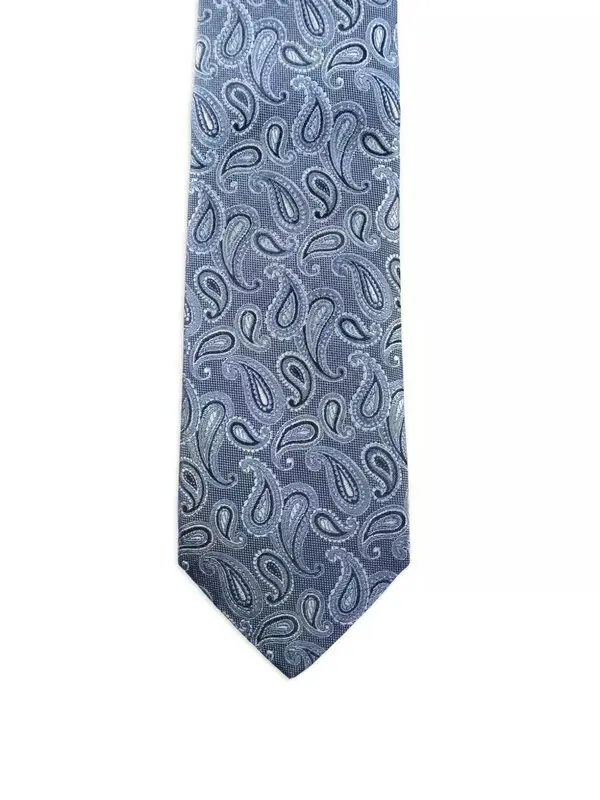 Etro Jacquard Paisley-print Silk Tie