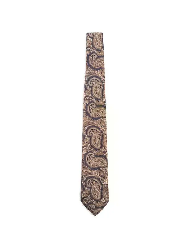 Etro Jacquard Paisley-print Silk Tie