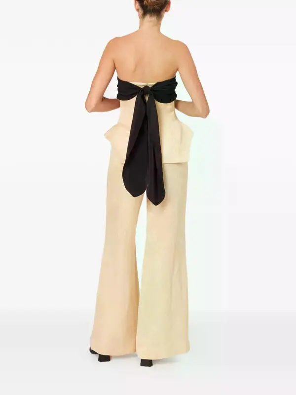 Rosie Assoulin Strapless Peplum Top