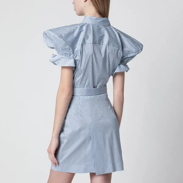 VIVIENNE WESTWOOD Dries Van Noten Striped Cotton Shirt With Wide Shoulders