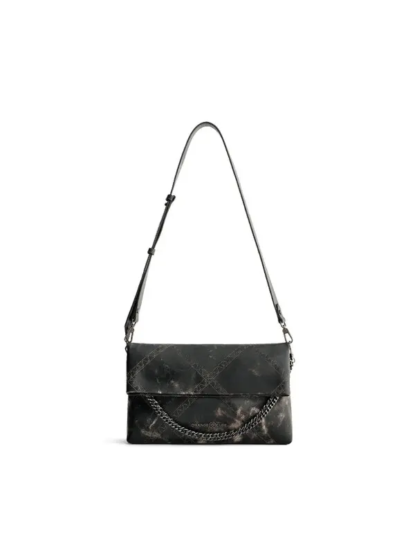 ORANGE CUBE Messenger Bag - Grey