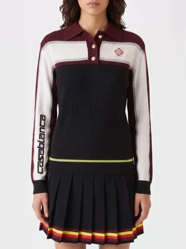 Casablanca Long Sleeve Polo Shirt