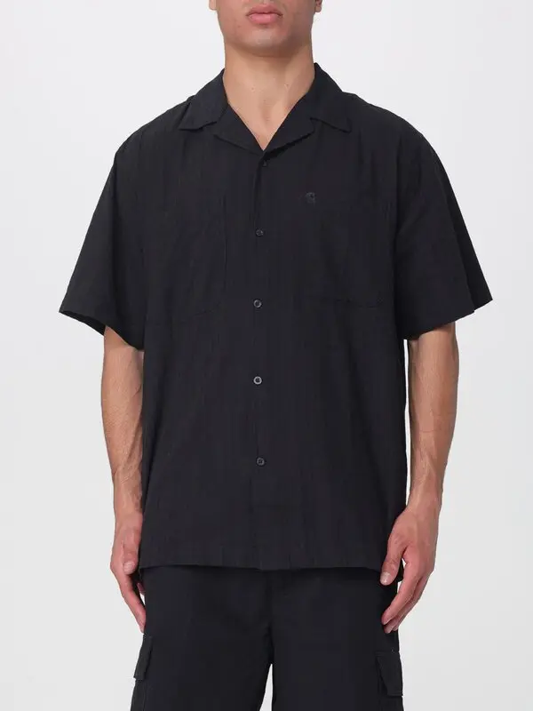 Carhartt Work In Progress Cotton Casual Shirt - Black