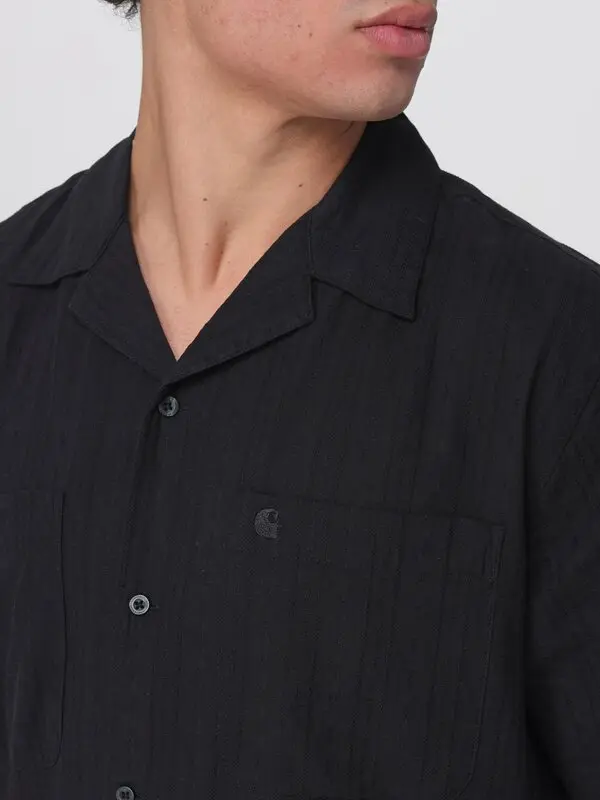 Carhartt Work In Progress Cotton Casual Shirt - Black