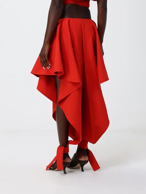 Alaïa Asymmetric Cotton Trousers