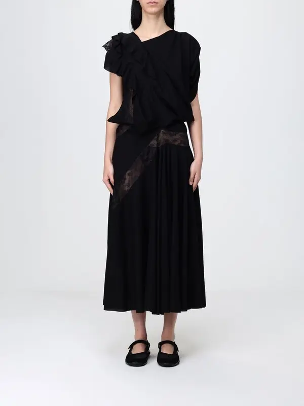Junya Watanabe Lace Trimmed Dress