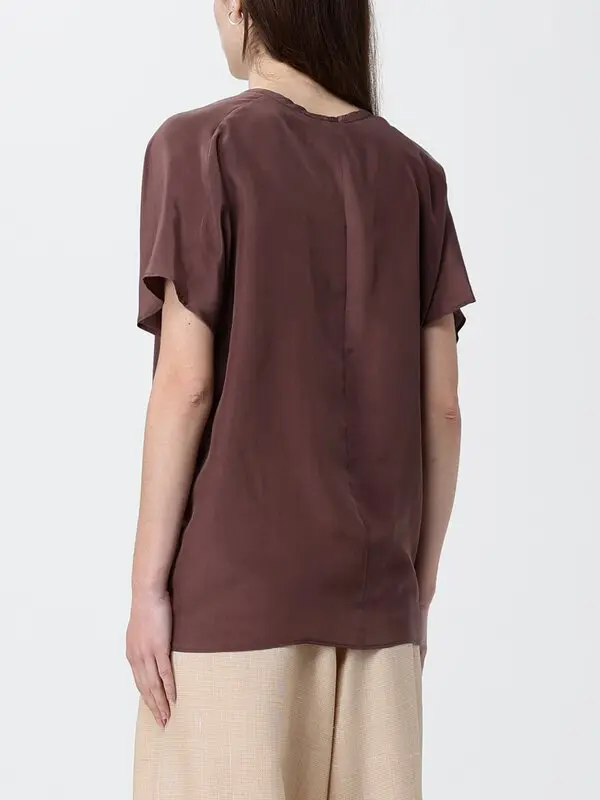 ALYSI Classic Silk Blouse - Violet