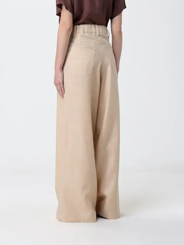 ALYSI Wide-leg Wool Trousers
