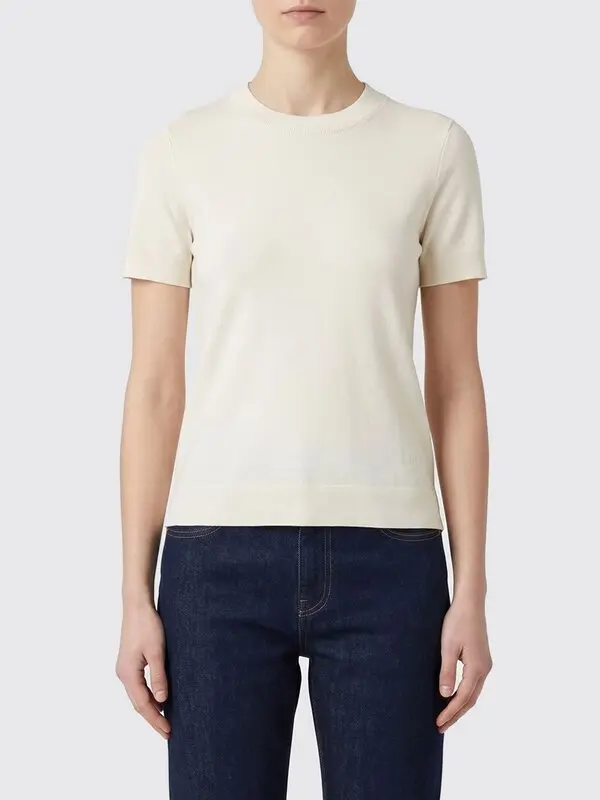 Calvin Klein Slim Fit Crew Neck T-shirt - Cream