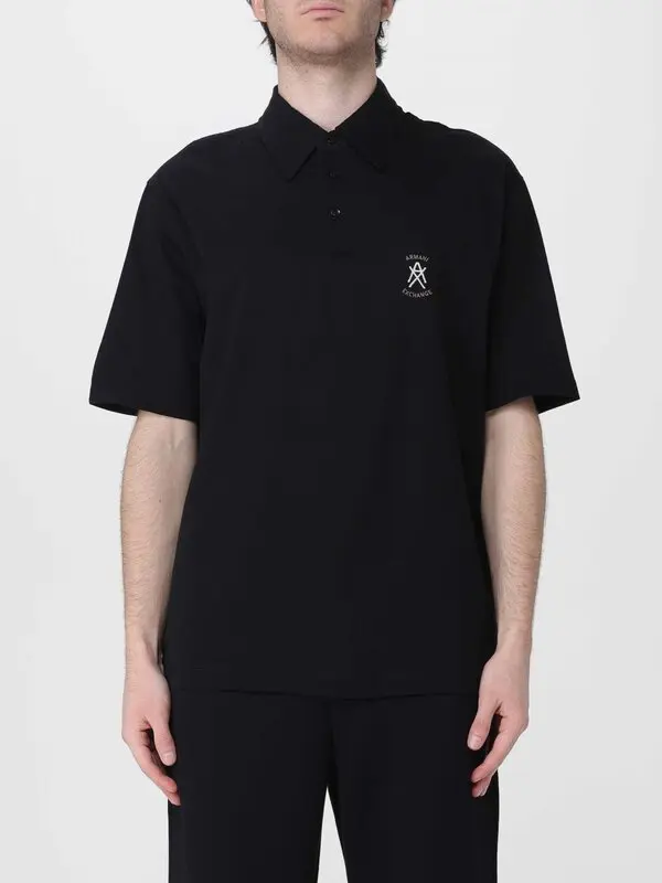 Armani Exchange Polo Shirt - Black