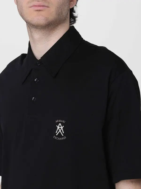 Armani Exchange Polo Shirt - Black