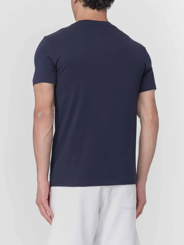 Emporio Armani Set Of 2 T-shirts In Cotton Jersey - Blue