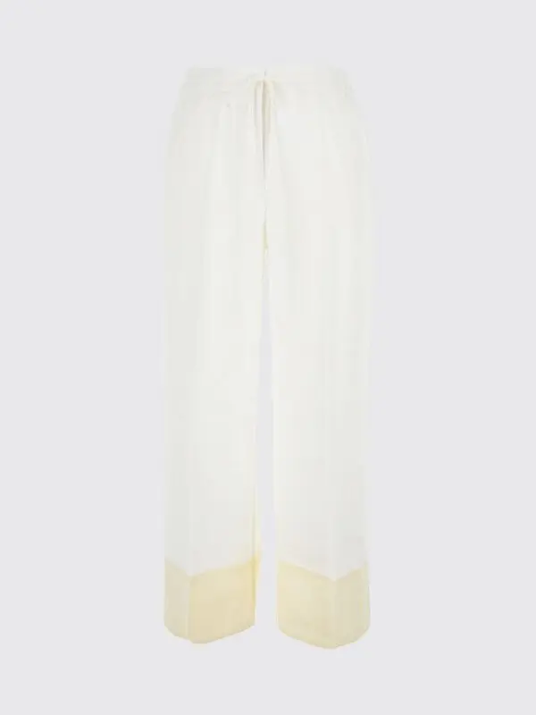TOTEME High-waisted Viscose Palazzo Trousers With Drawstring