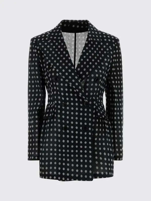 Ermanno Scervino Polka Dot Double Breasted Blazer