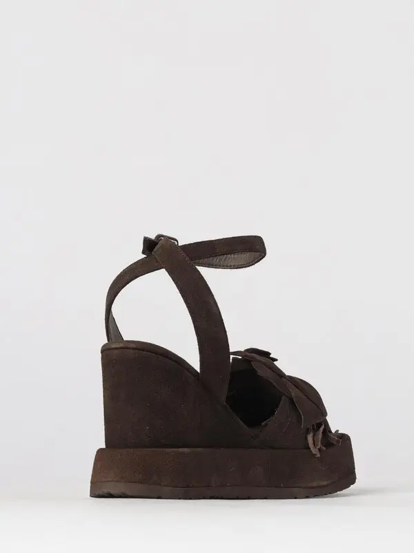 PALOMA BARCELO Floral Embellished Platform Sandals