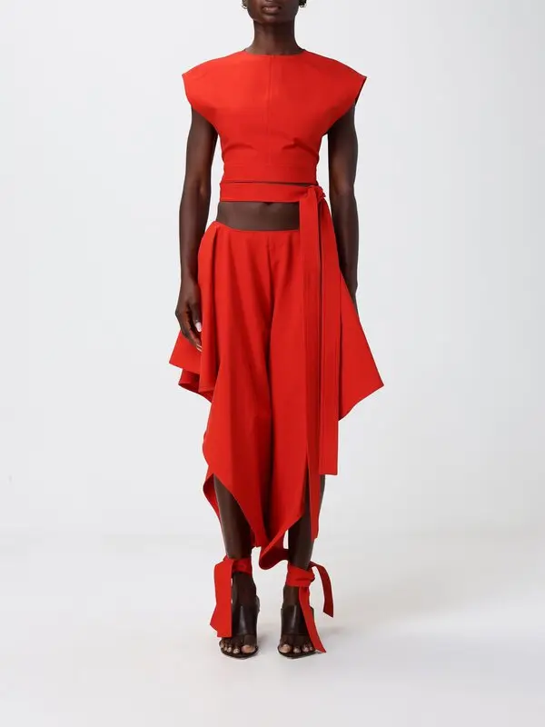 Alaïa Cotton Cropped Top