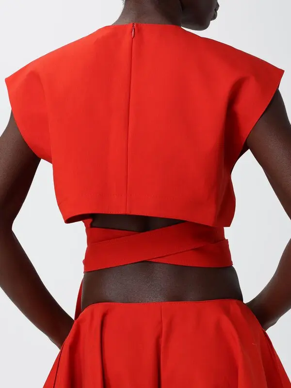 Alaïa Cotton Cropped Top