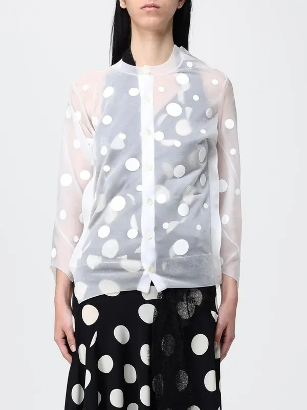 Junya Watanabe Polka Dot Sheer Cardigan