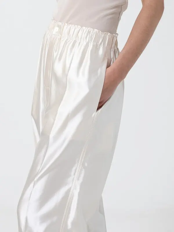 Carven Palazzo Trousers In Cotton And Silk