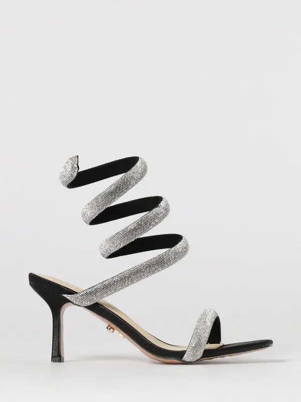 TWENTY FOURHAITCH Heeled Sandal - Black