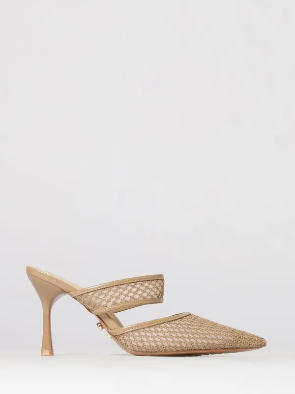 TWENTY FOURHAITCH Heeled Mules - Sand